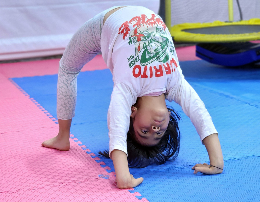 Learning to perform a backflip in gymnastics is an exciting and ...