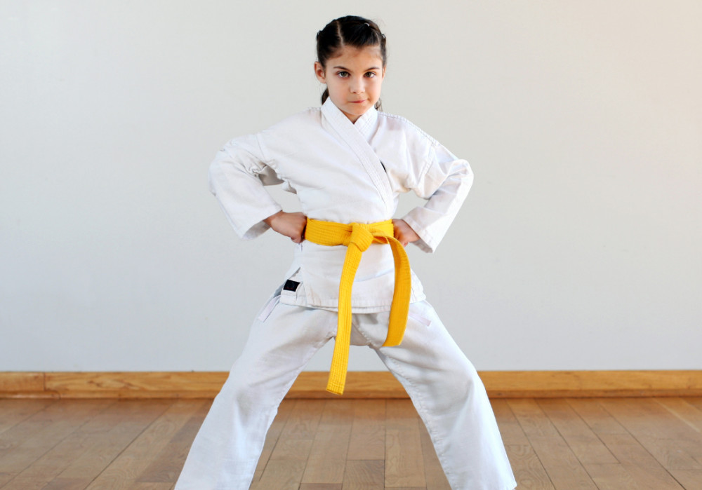 Kids karate learning the course of yellow belt | Fit Box Center
