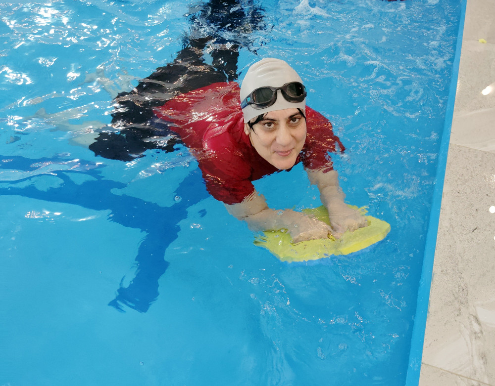 Here’s a short description for promoting ladies' swimming skills ...