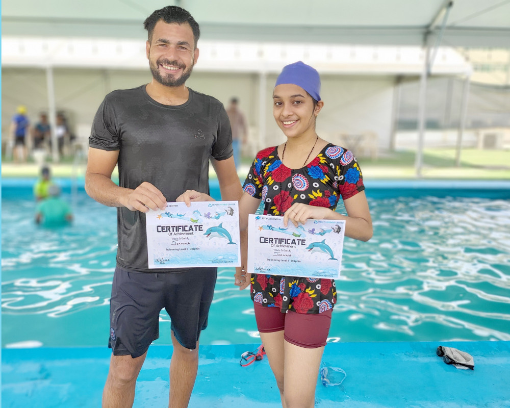 The Kids Swimming Level 5 certificate is recognition of a child's ...