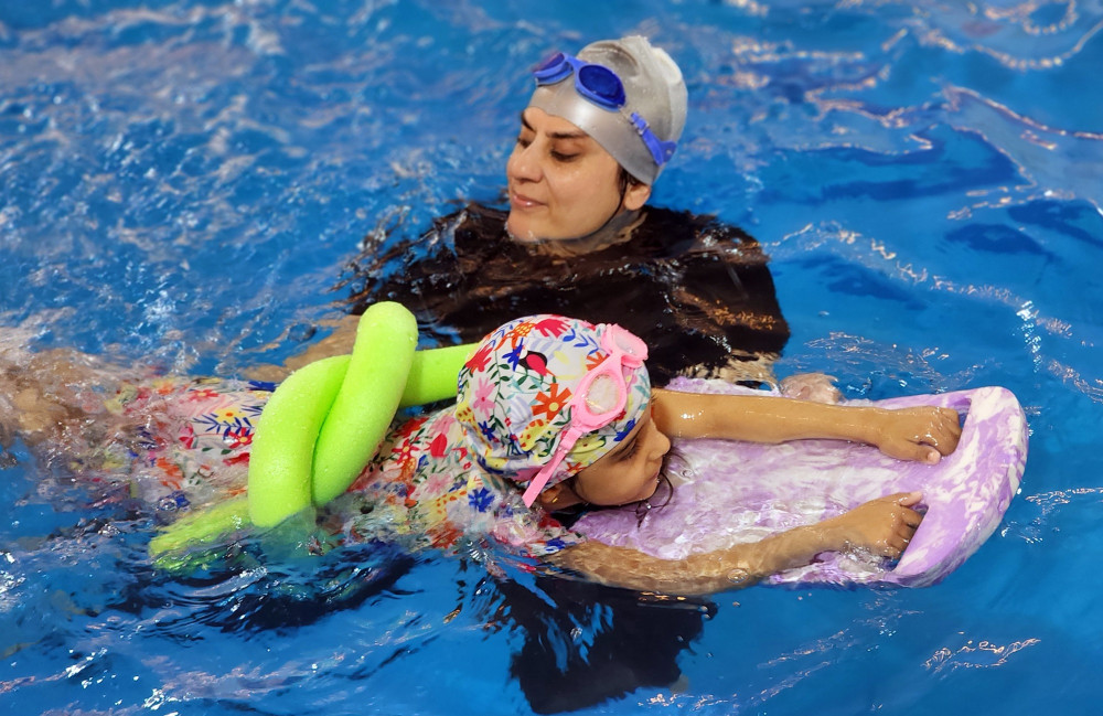 Swimming Steps for Beginners and Small Baby | Fit Box Center