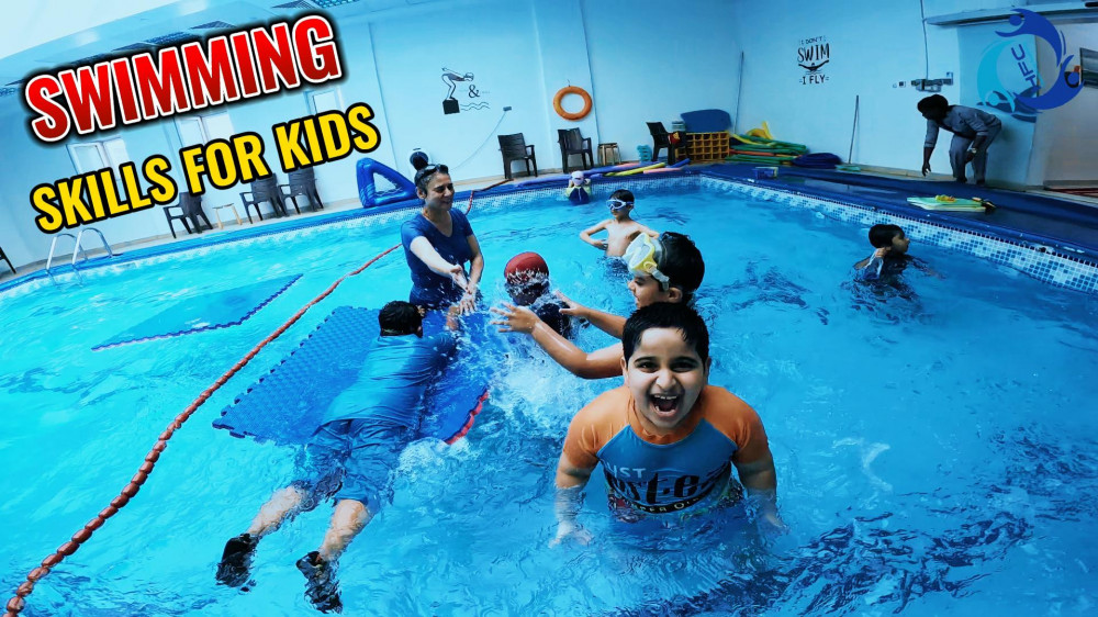 Kids Talented Swimming Skills Looking Healthy and Smart | Fit Box ...